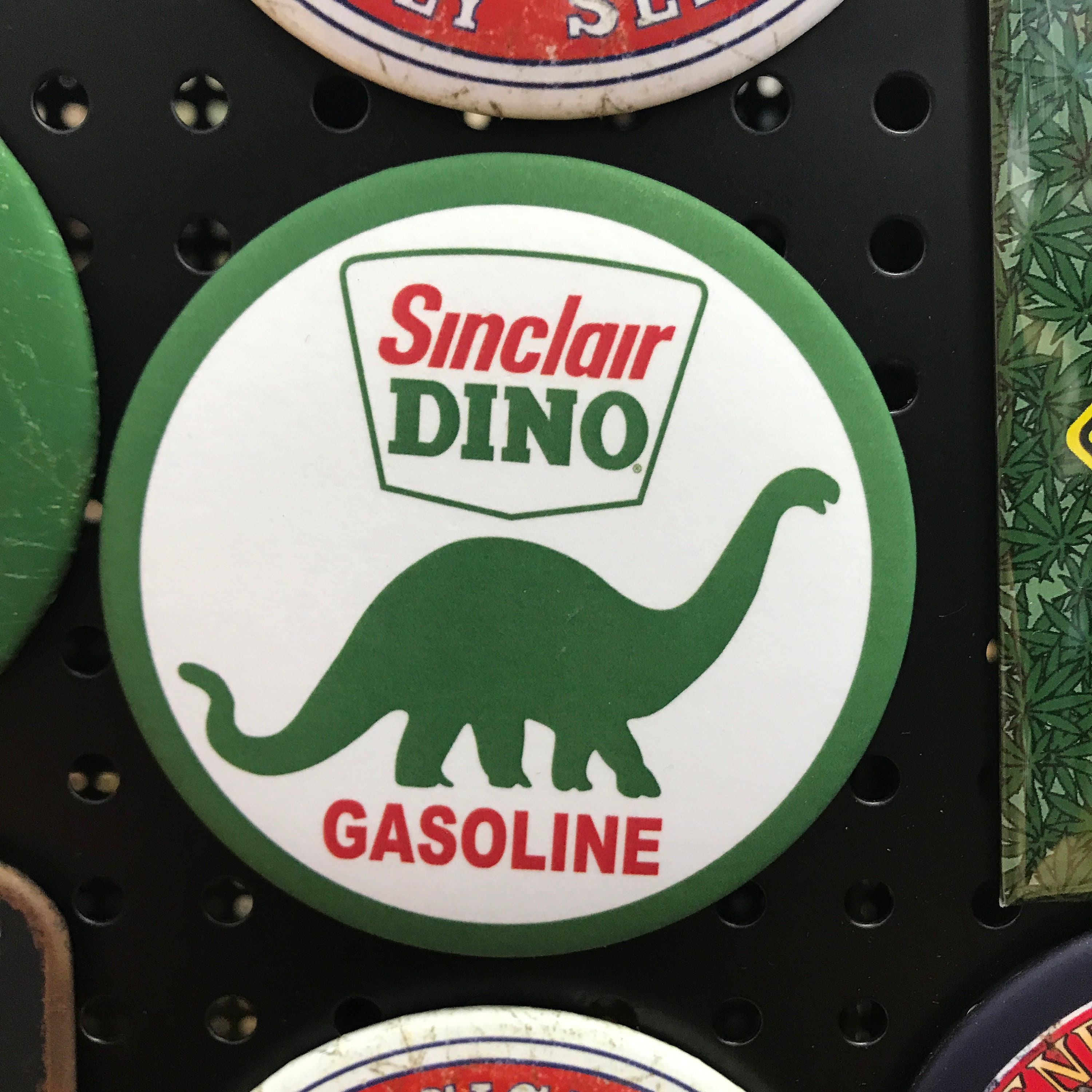 3 Gas Station Magnets Texaco Sinclair Mobil Garage Fridge Magnets Auto ...