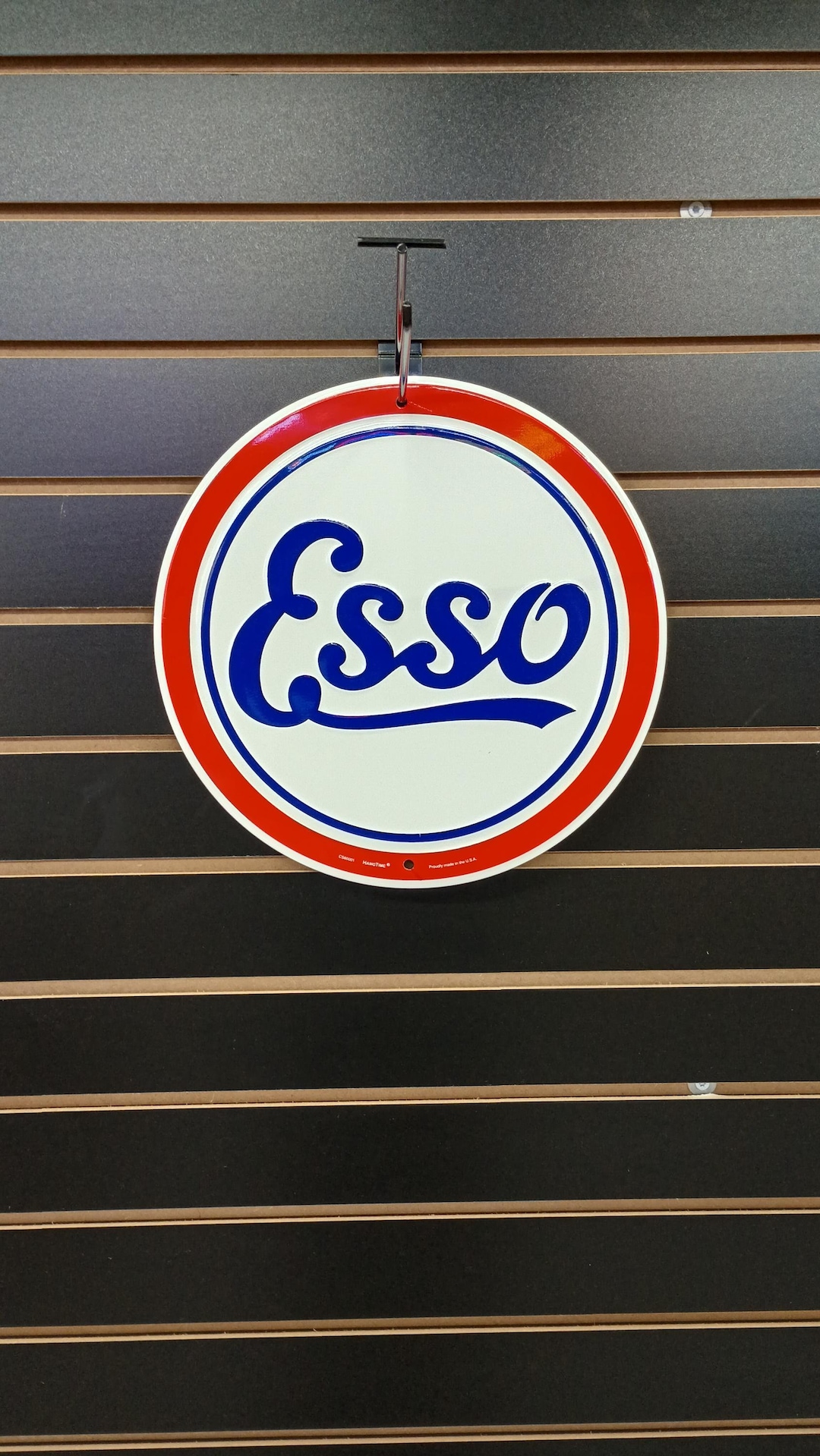 Esso Gas Tin Sign 12" Gas Station Theme Wall Decor Garage Decor for Men ...