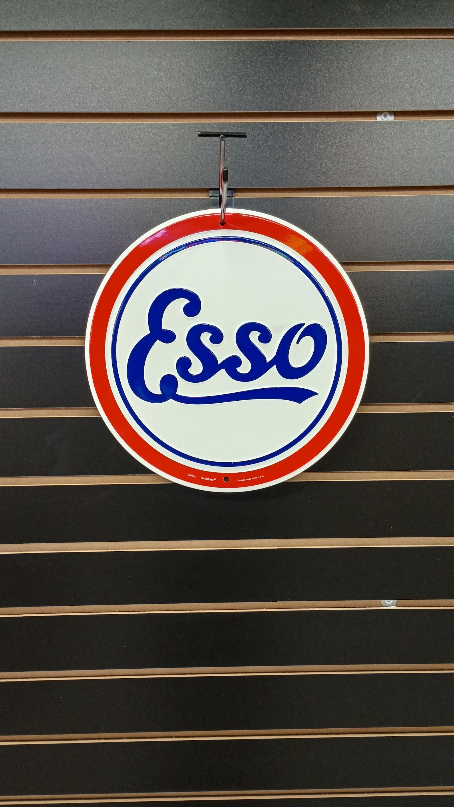 Esso Gas Tin Sign 12" Gas Station Theme Wall Decor Garage Decor for Men ...