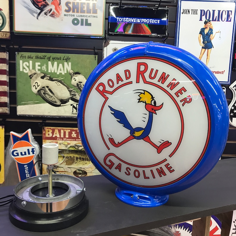13.5" Road Runner Gasoline Gas Pump Globe WITH / WITHOUT Heavy Duty ...