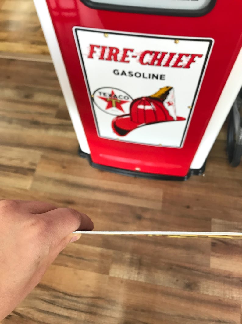 24" Red Crown Gasoline Sign Oil and Gas Station Decor Garage Decor for ...