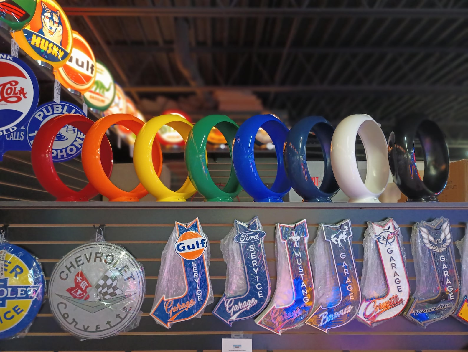 6" Polished Aluminum Globe Mounting Ring for Gas Pump Stamped Globe ...