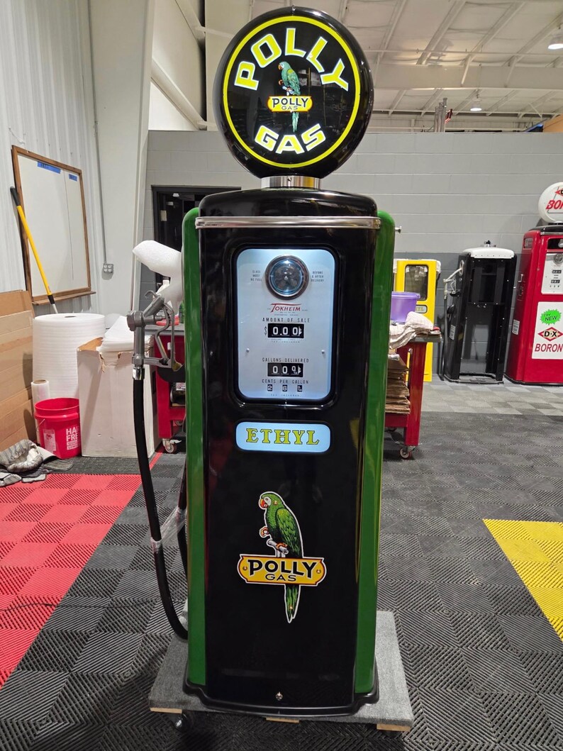 13.5" BA Gas Pump Globe WITH or WITHOUT Heavy Duty Light Base Vintage ...