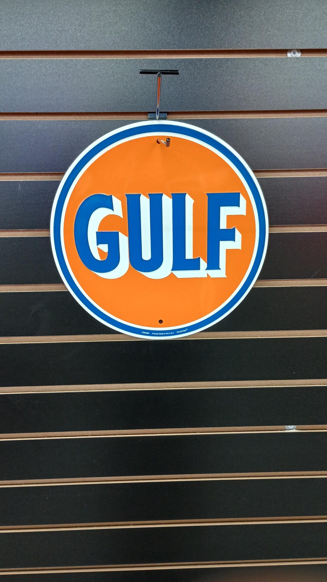 Gulf Gas Tin Sign 12" Old Gulf Gas Signs Garage Decor for Men ...