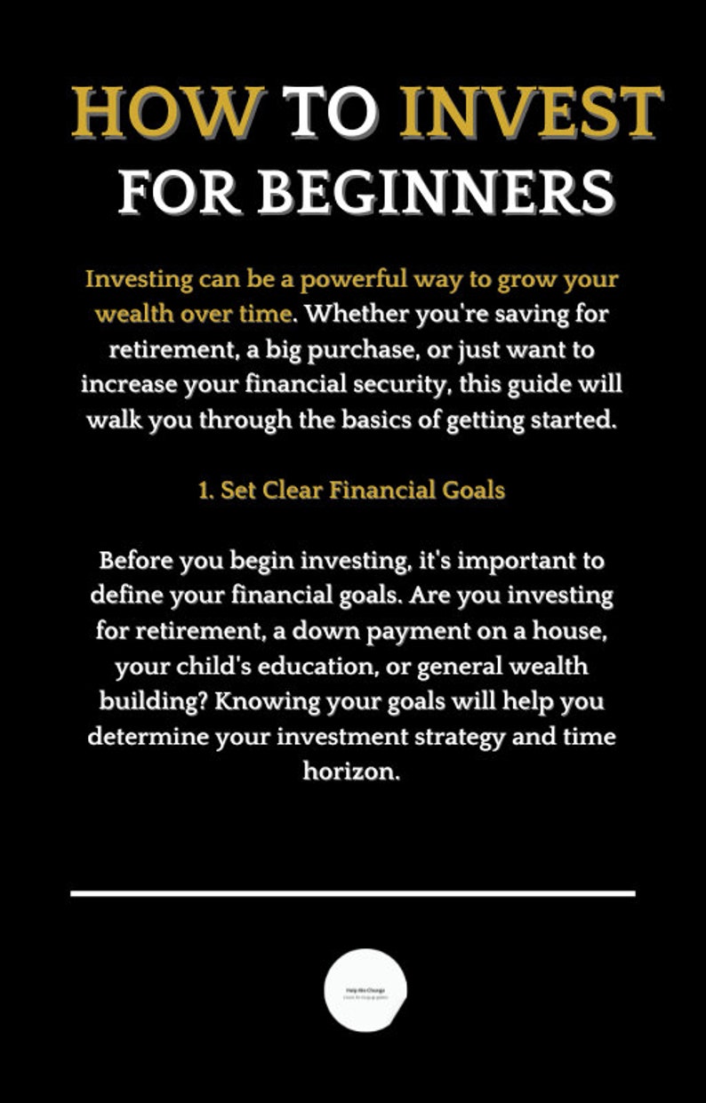 PLR Stock Market Ebook: 10-step Financial Growth Guide | Investing ...