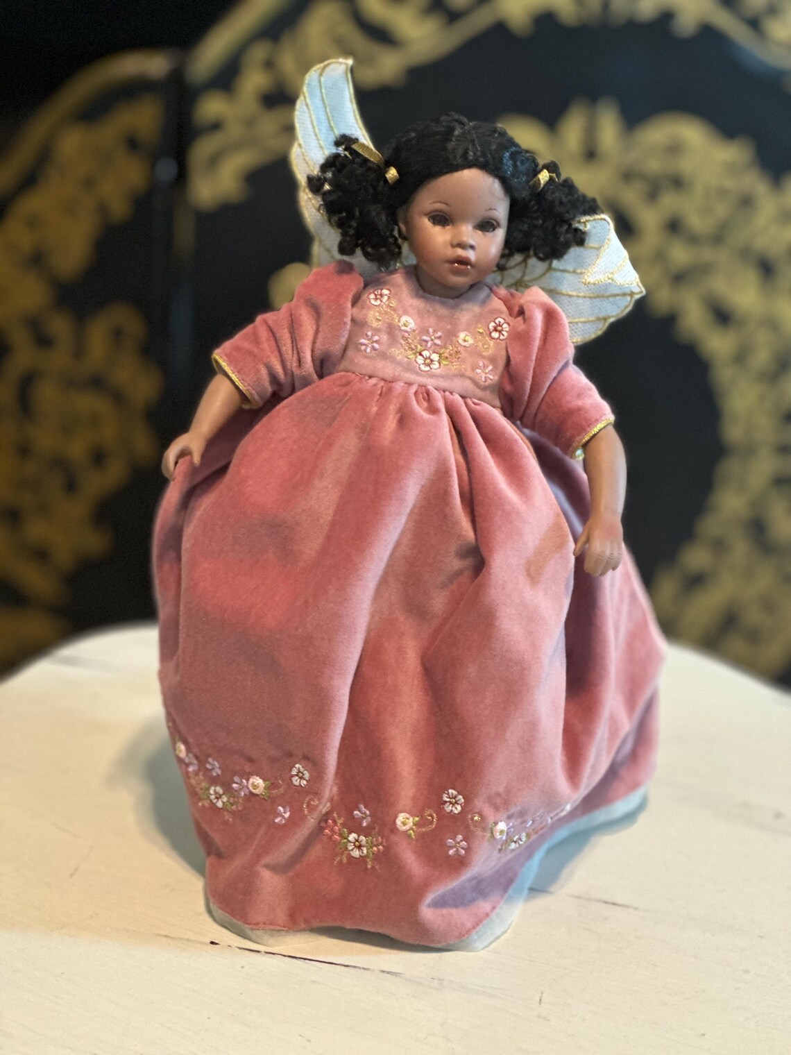 12” Dolls by Pauline “justice” Porcelain & Cloth Doll Angel Adorable - Etsy