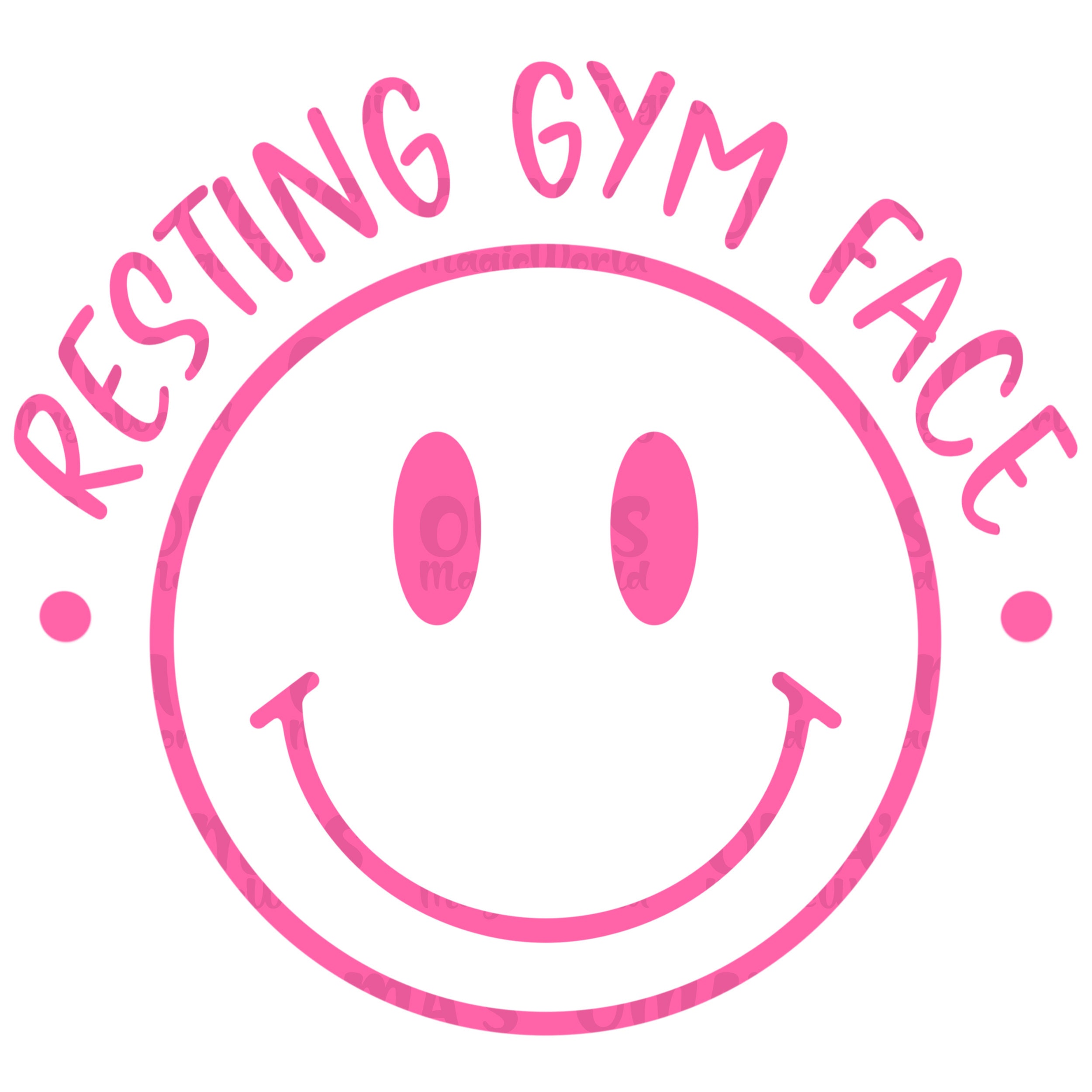 Resting Gym Face Png Sublimation Design Download, Fitness Png, Gym Love ...