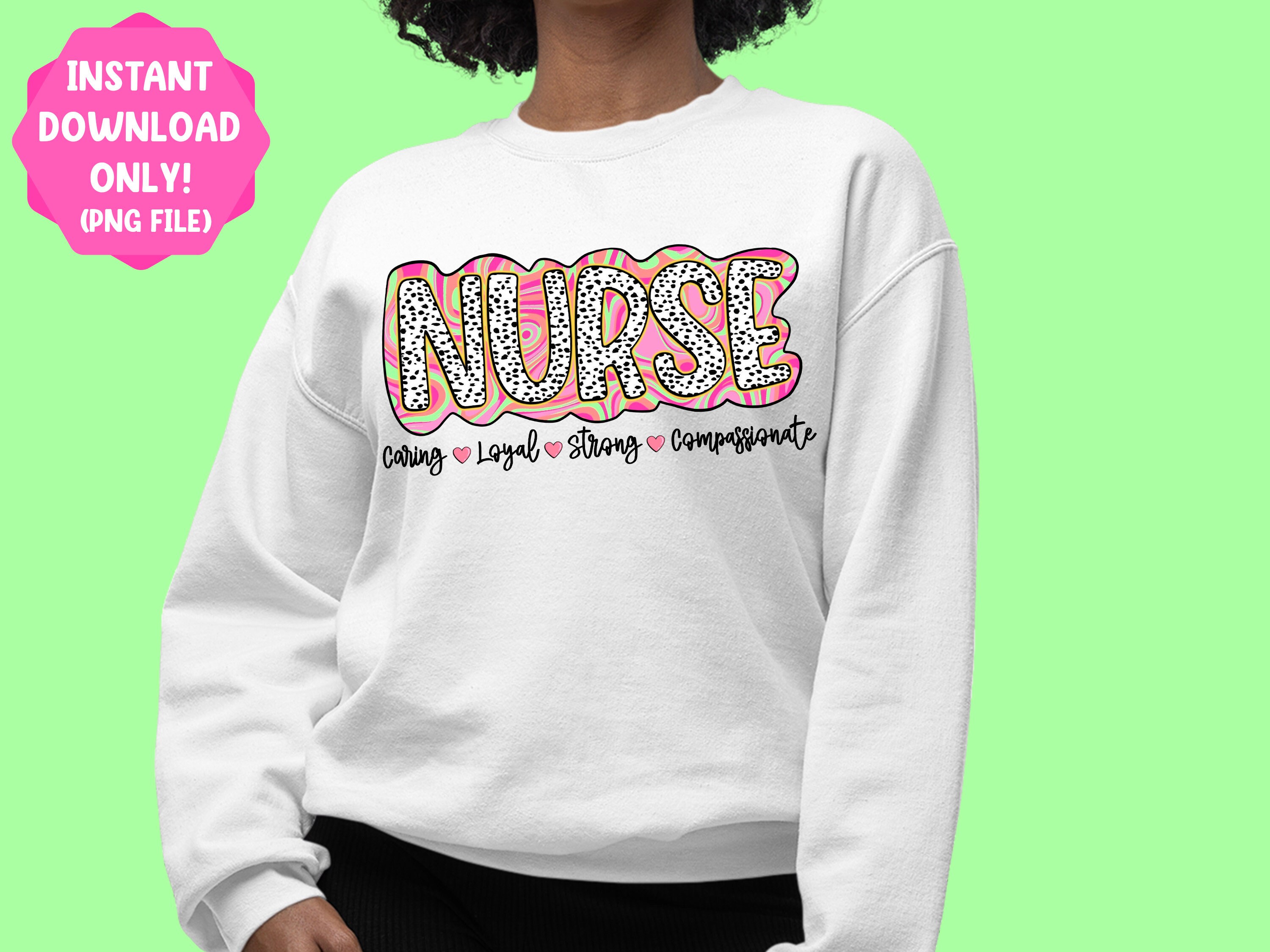 Nurse Dalmatian Png Sublimation Design Download, Nurse Png, Nurse Life ...