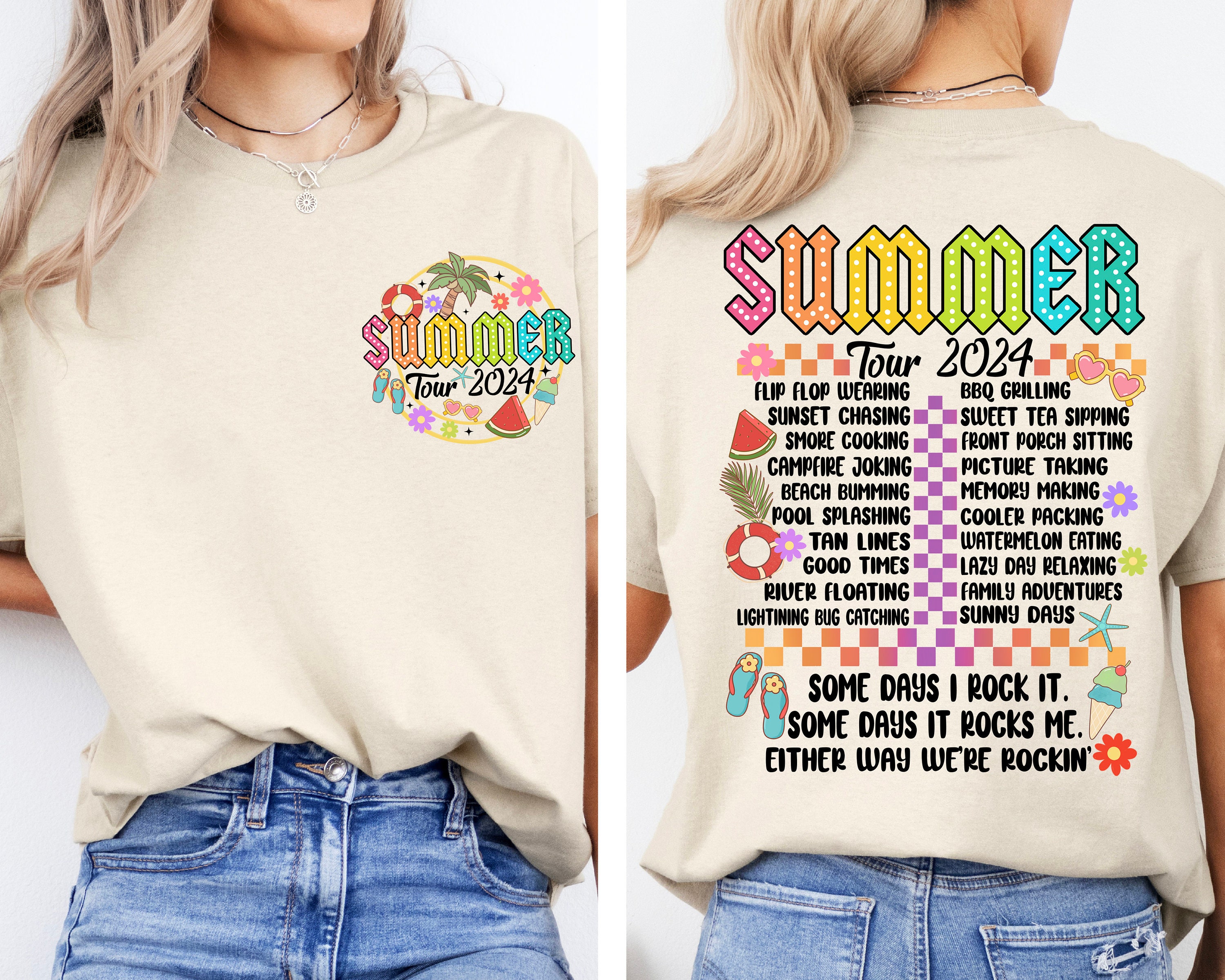 Summer Tour 2024 Png Sublimation Design Download, Hello Summer Png ...