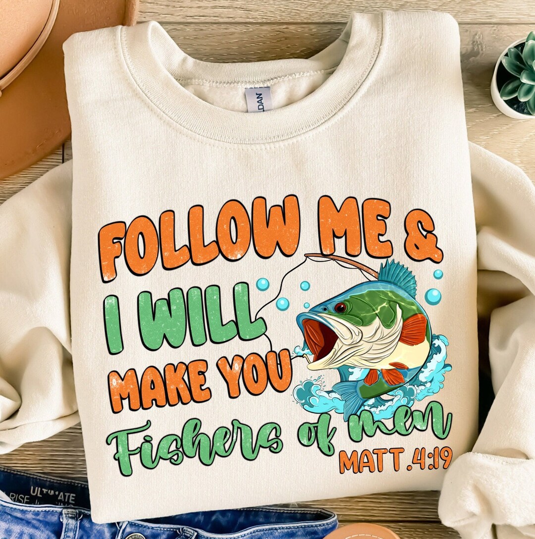 Follow Me and I Will Make You Fishers of Men Matt. 4:19 Png, Fish Png ...