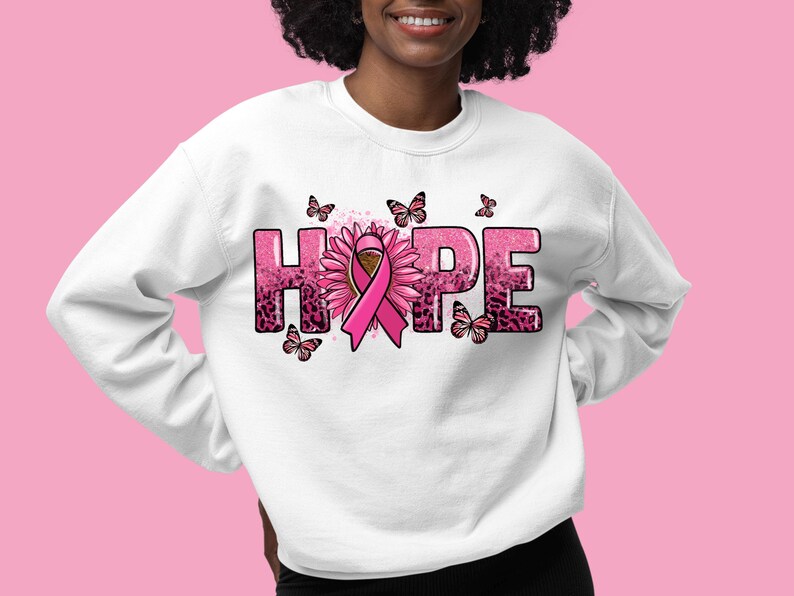 Hope Png Sublimation Design Download, Breast Cancer Awareness Png ...