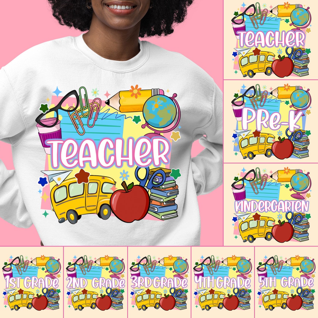 Back to School Bundle Png, Back to School Png, School Png, School Vibes ...