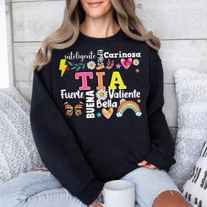 Tia Png Sublimation Design Download, Spanish Aunt Png, Tia Design Png ...