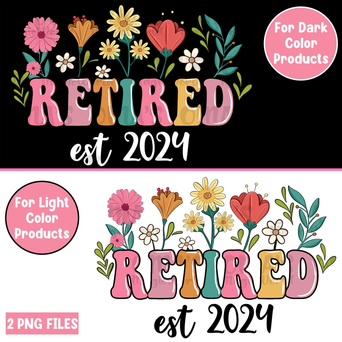 Retired 2024 Png Sublimation Design Download, Retirement Png, Funny ...