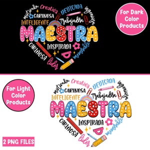 Retro Maestra Png Sublimation Design Download, Teacher's Day Png ...