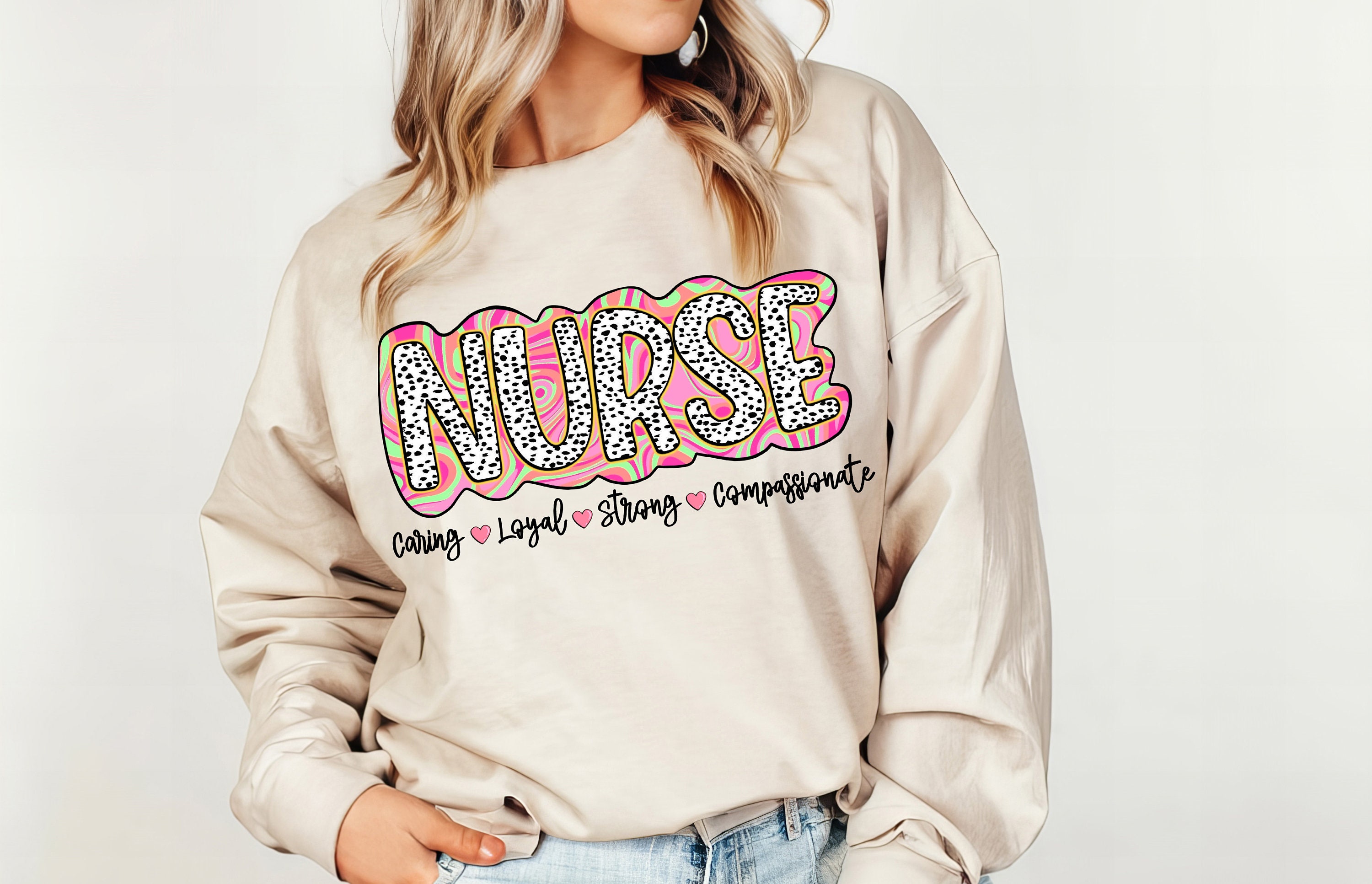 Nurse Dalmatian Png Sublimation Design Download, Nurse Png, Nurse Life ...