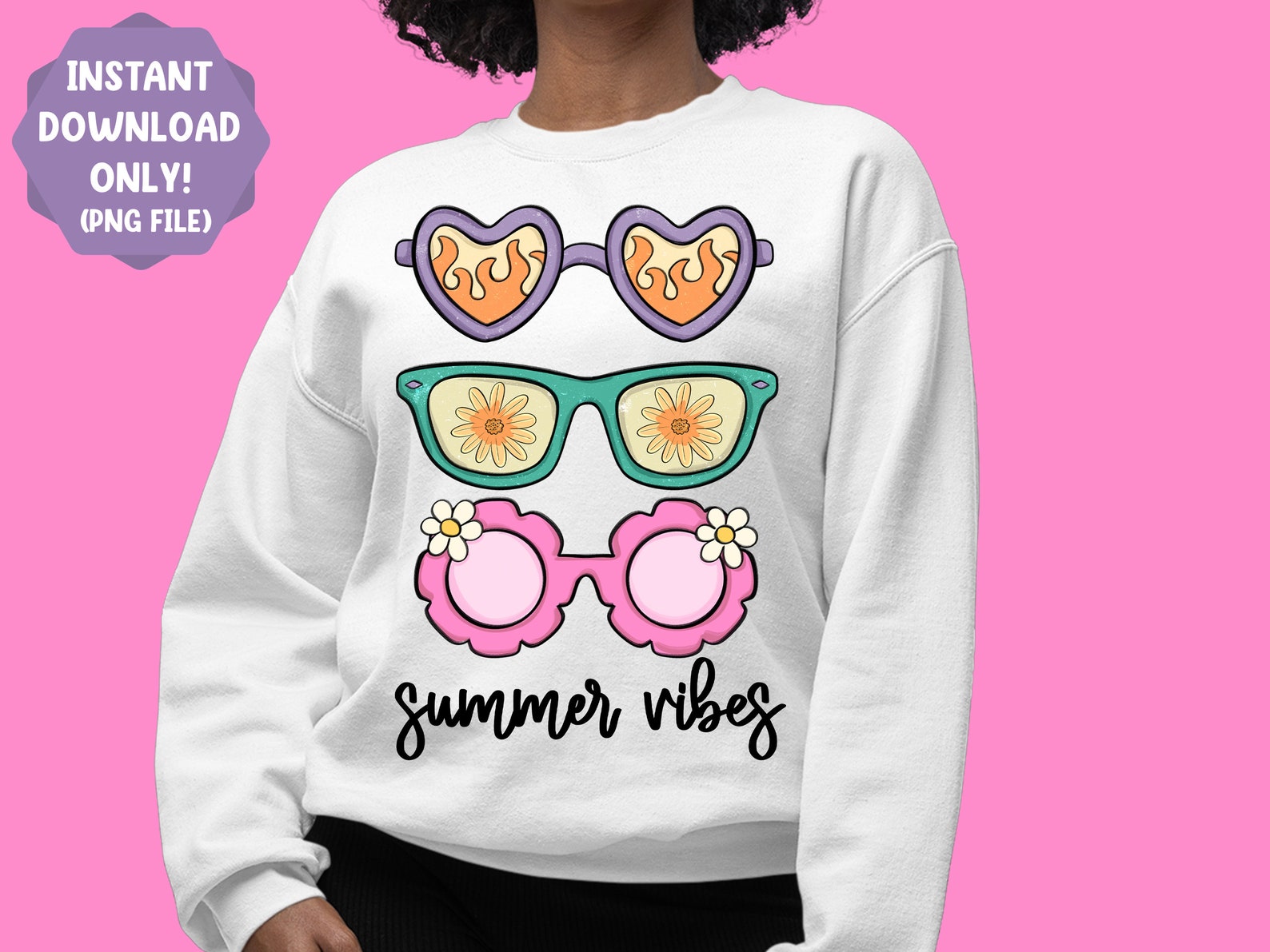 Summer Vibes Png Sublimation Design Download, Hello Summer Png, Summer ...