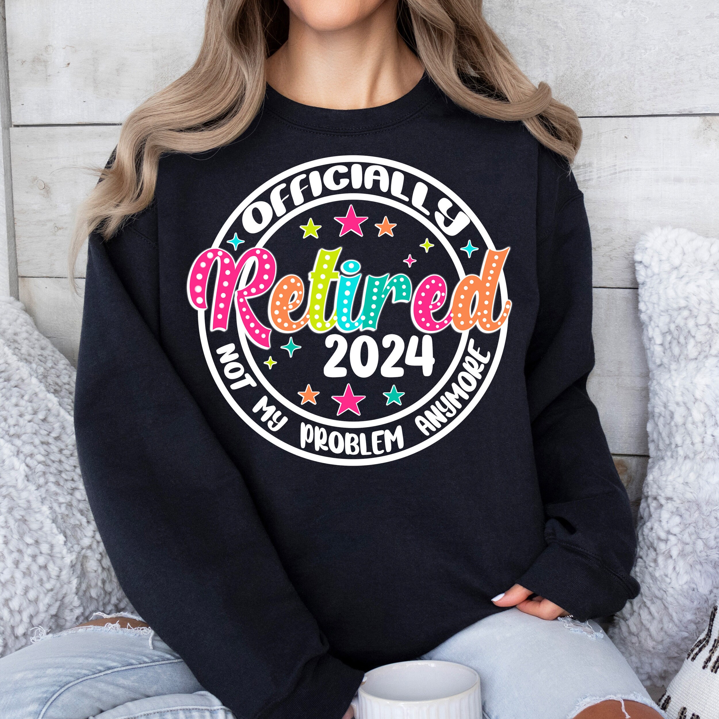 Officially Retired 2024 Png Sublimation Design Download, Retirement Png ...