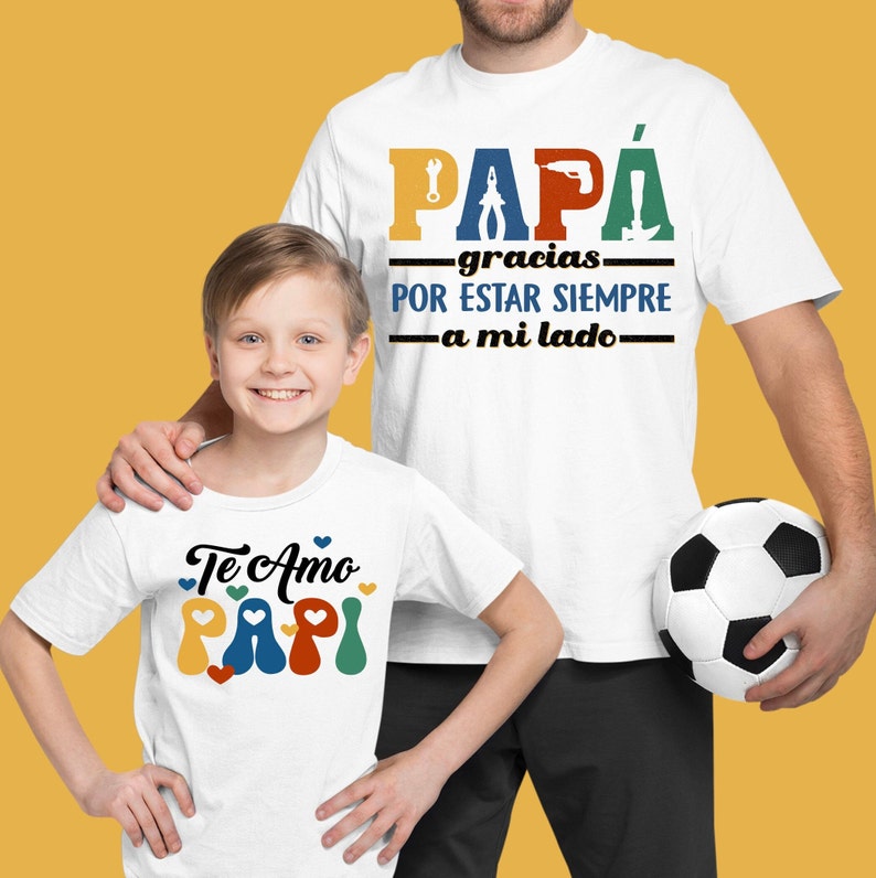 El Dia Del Padre Father and Kid Png Sublimation Design Download ...