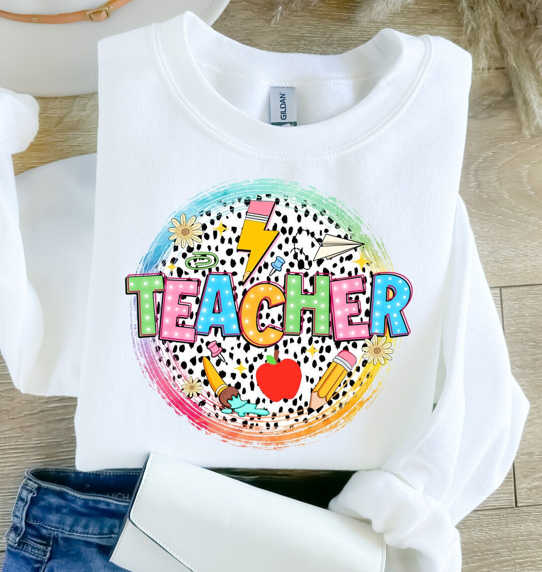 Teacher Dalmatian Png Sublimation Design Download, Back to School Png ...