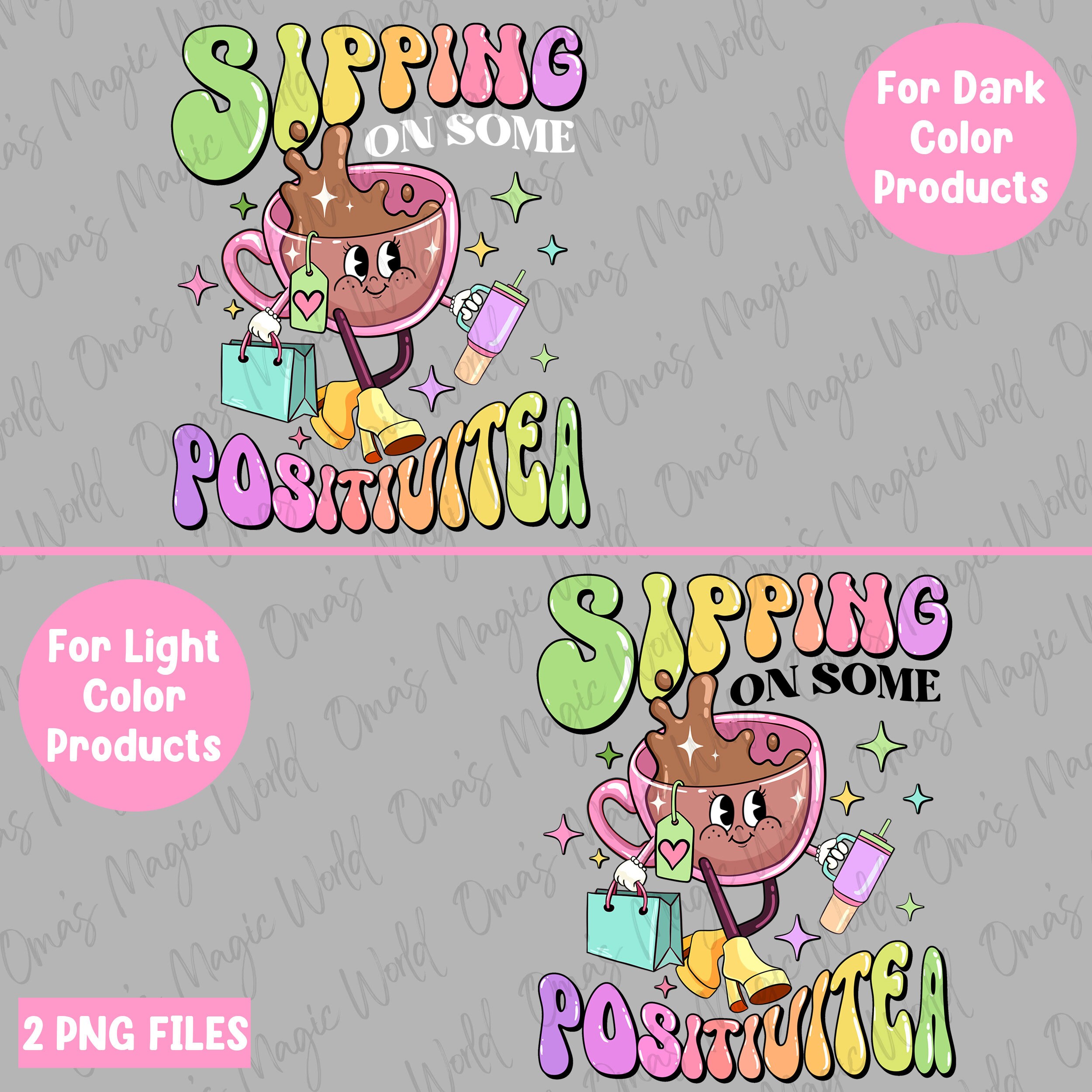 Sipping on Some Positivitea Png, Mental Health Png, Positive Quotes Png ...