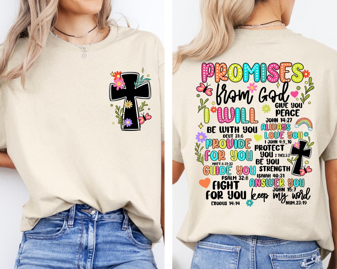 Promises From God Png Sublimation Design Download, Christian Png ...
