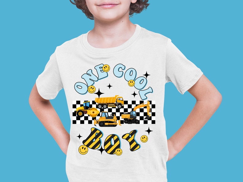 One Cool Boy Png Sublimation Design Download, Birthday Png, Birthday ...