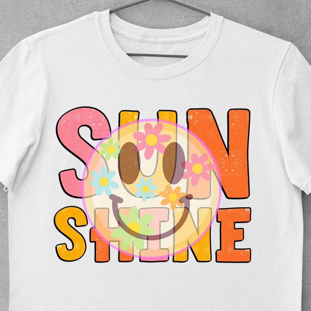 Smiley Face Sun Shine Png Sublimation Design Download, Hello Summer Png ...
