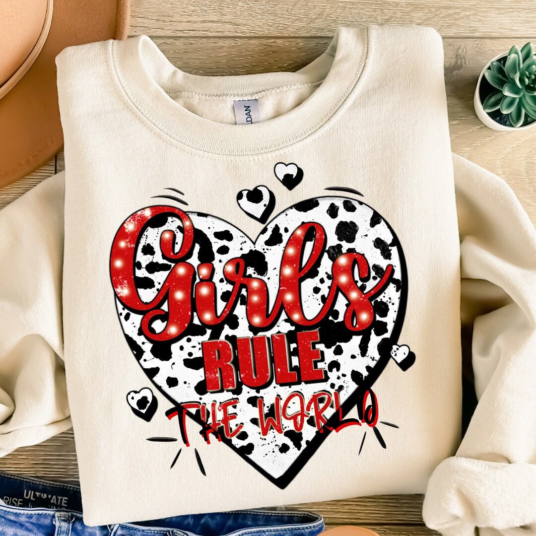 Girls Rule the World Png Sublimation Design Download, Girl Leader Png ...