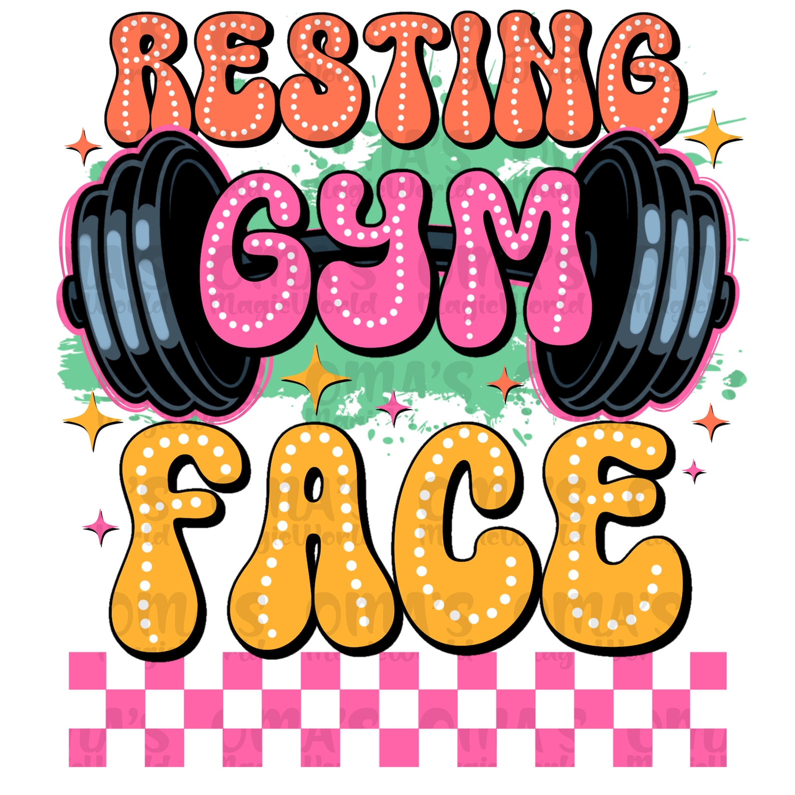 Resting Gym Face Png Sublimation Design Download, Fitness Png, Gym Love ...