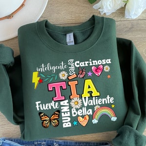 Tia Png Sublimation Design Download, Spanish Aunt Png, Tia Design Png ...