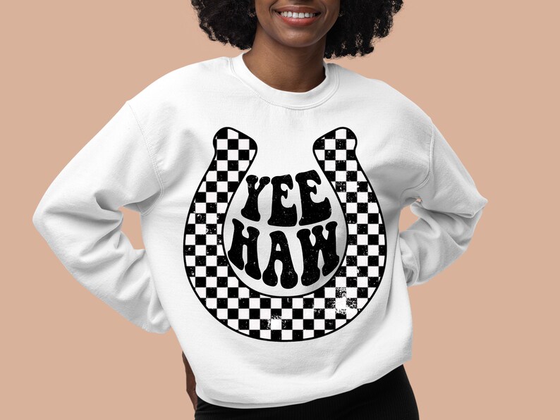 Yeehaw Horseshoe Png Sublimation Design Download, Cowboy Png, Western ...