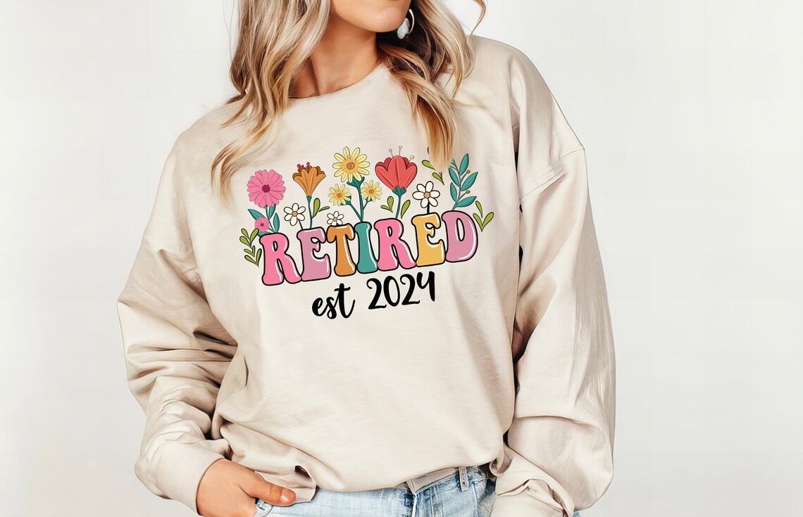 Retired 2024 Png Sublimation Design Download, Retirement Png, Funny ...