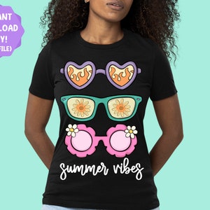 Summer Vibes Png Sublimation Design Download, Hello Summer Png, Summer ...