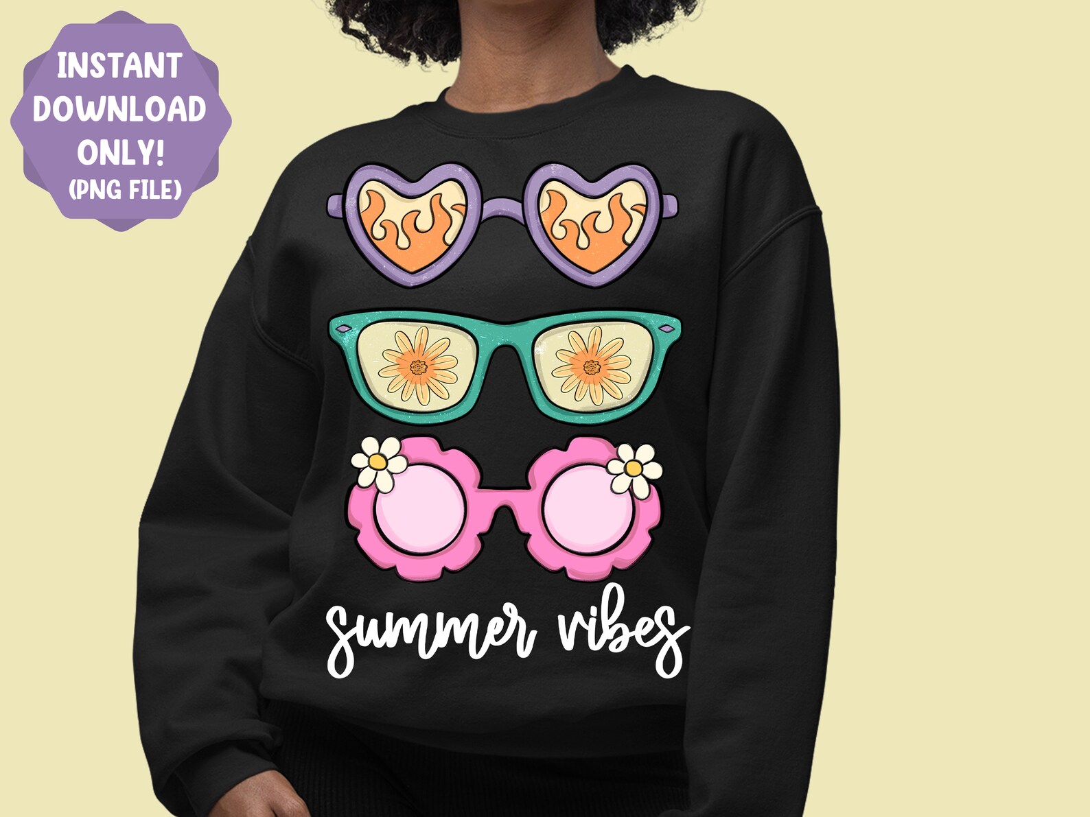 Summer Vibes Png Sublimation Design Download, Hello Summer Png, Summer ...