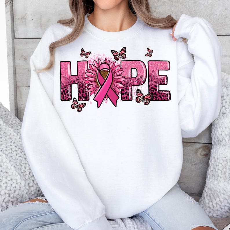 Hope Png Sublimation Design Download, Breast Cancer Awareness Png ...