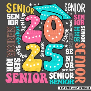 Senior 2025 Png Sublimation Design Download, Back to School Png ...