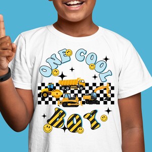 One Cool Boy Png Sublimation Design Download, Birthday Png, Birthday ...