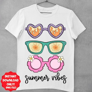 Summer Vibes Png Sublimation Design Download, Hello Summer Png, Summer ...