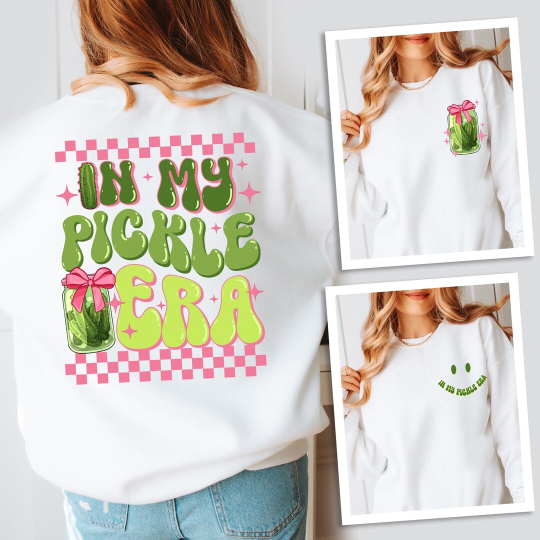 In My Pickle Era Png Sublimation Design Download, Hand Drawn Pickle Png ...