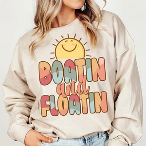 Boatin and Floatin Png Sublimation Design Download, Hello Summer Png ...