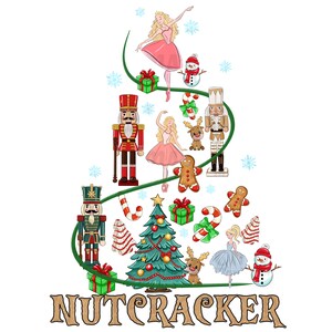 Nutcracker Tree Png Sublimation Design Download, Christmas Png, Nutcracker Png, Merry Christmas ...