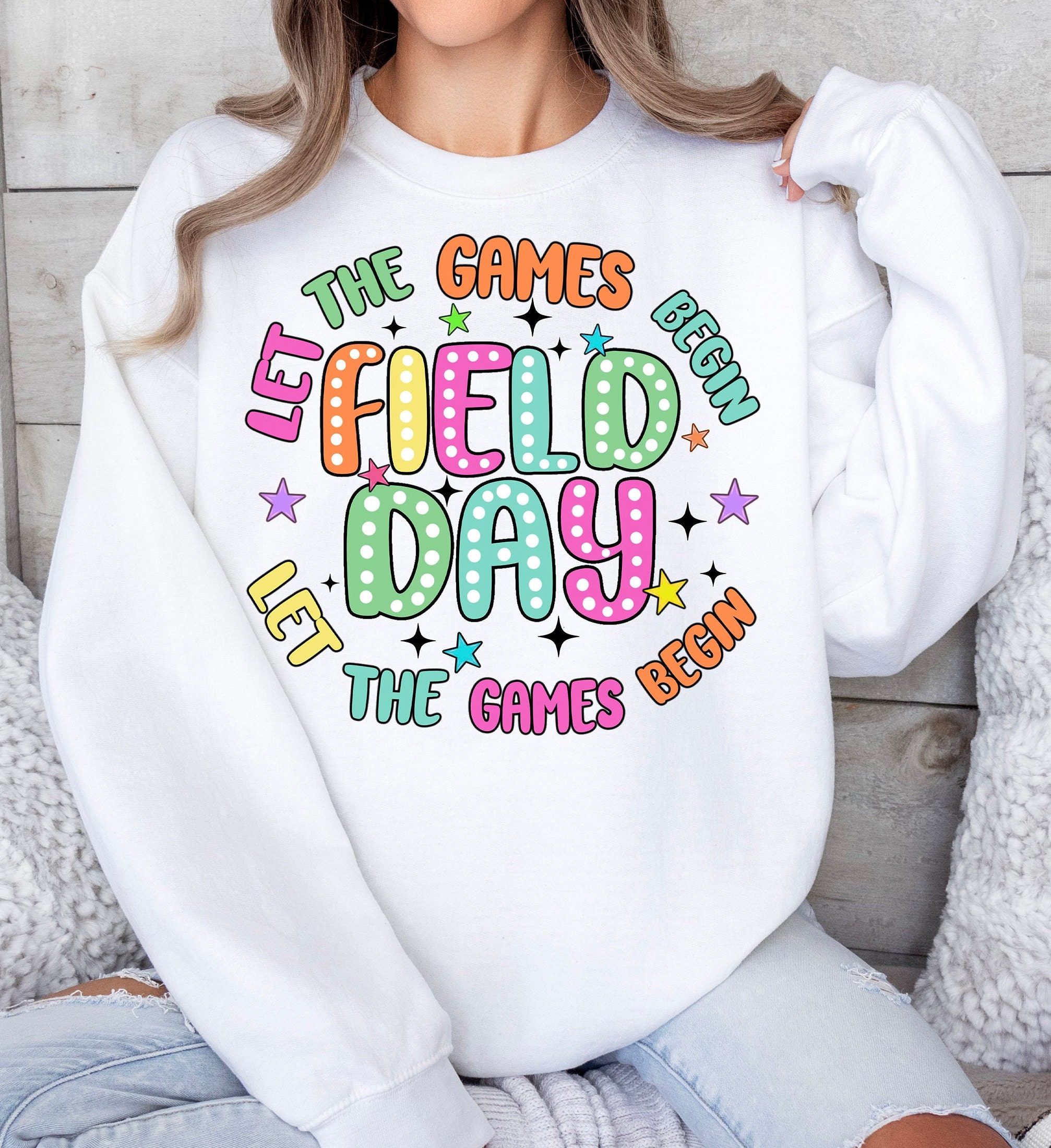 Field Day Let the Games Begin Png Sublimation Design Download, Back to ...