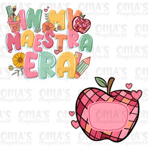 In My Maestra Era Png Sublimation Design Download, Back to School Png ...