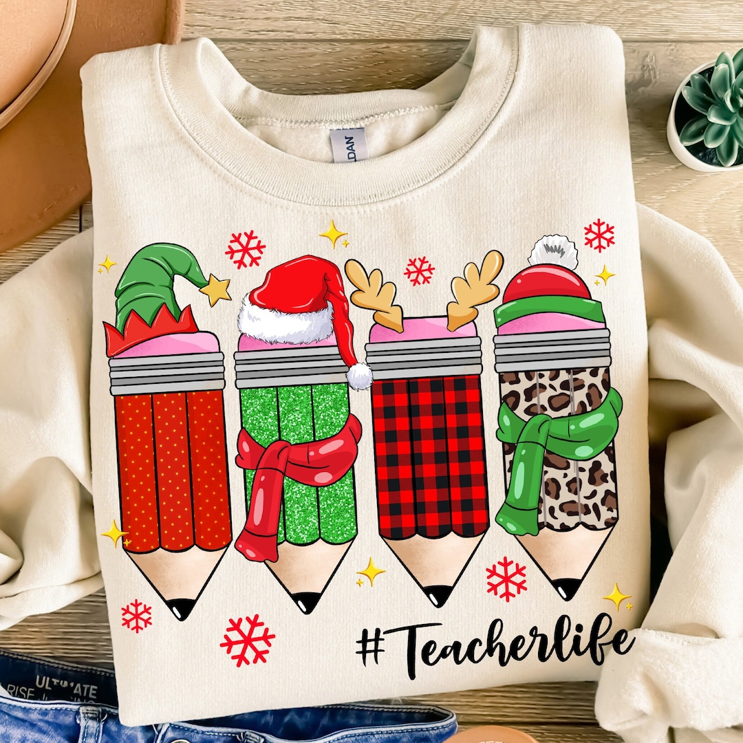 Christmas Teacher Life Png Sublimation Design Download, Teacher's Day ...