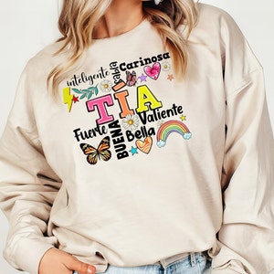 Tia Png Sublimation Design Download, Spanish Aunt Png, Tia Design Png ...