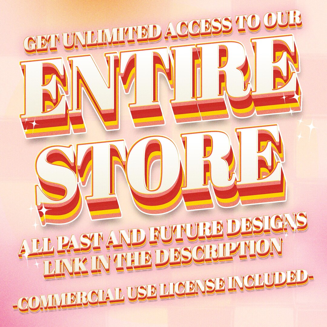 Entire Store Bundle, All Past and Future Designs for 1 Year Access ...