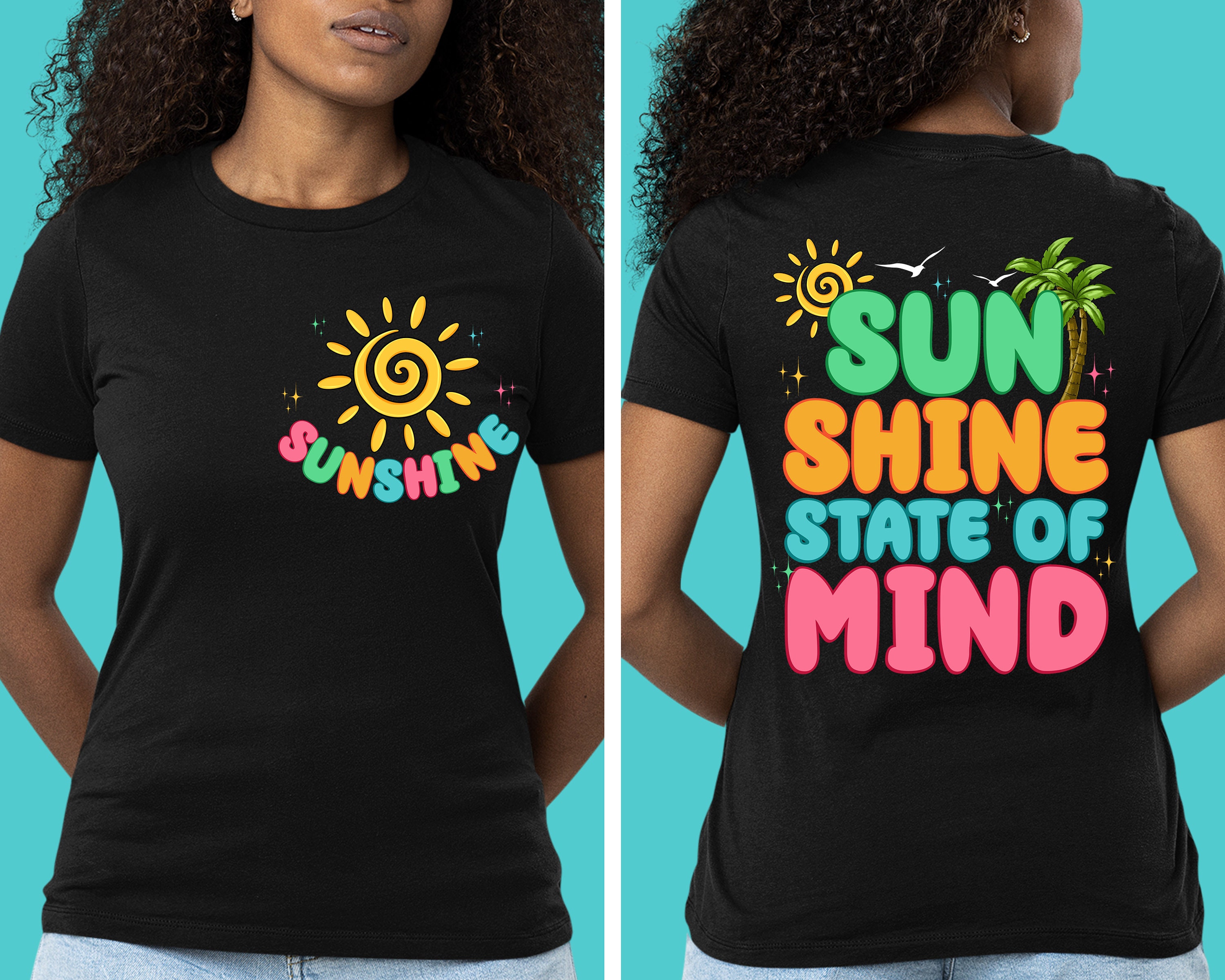 Sunshine State of Mind Png Sublimation Design Download, Hello Summer ...