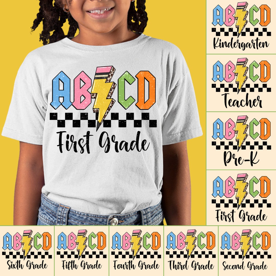 ABCD Back to School Bundle Png, Back to School Png, School Png, School ...