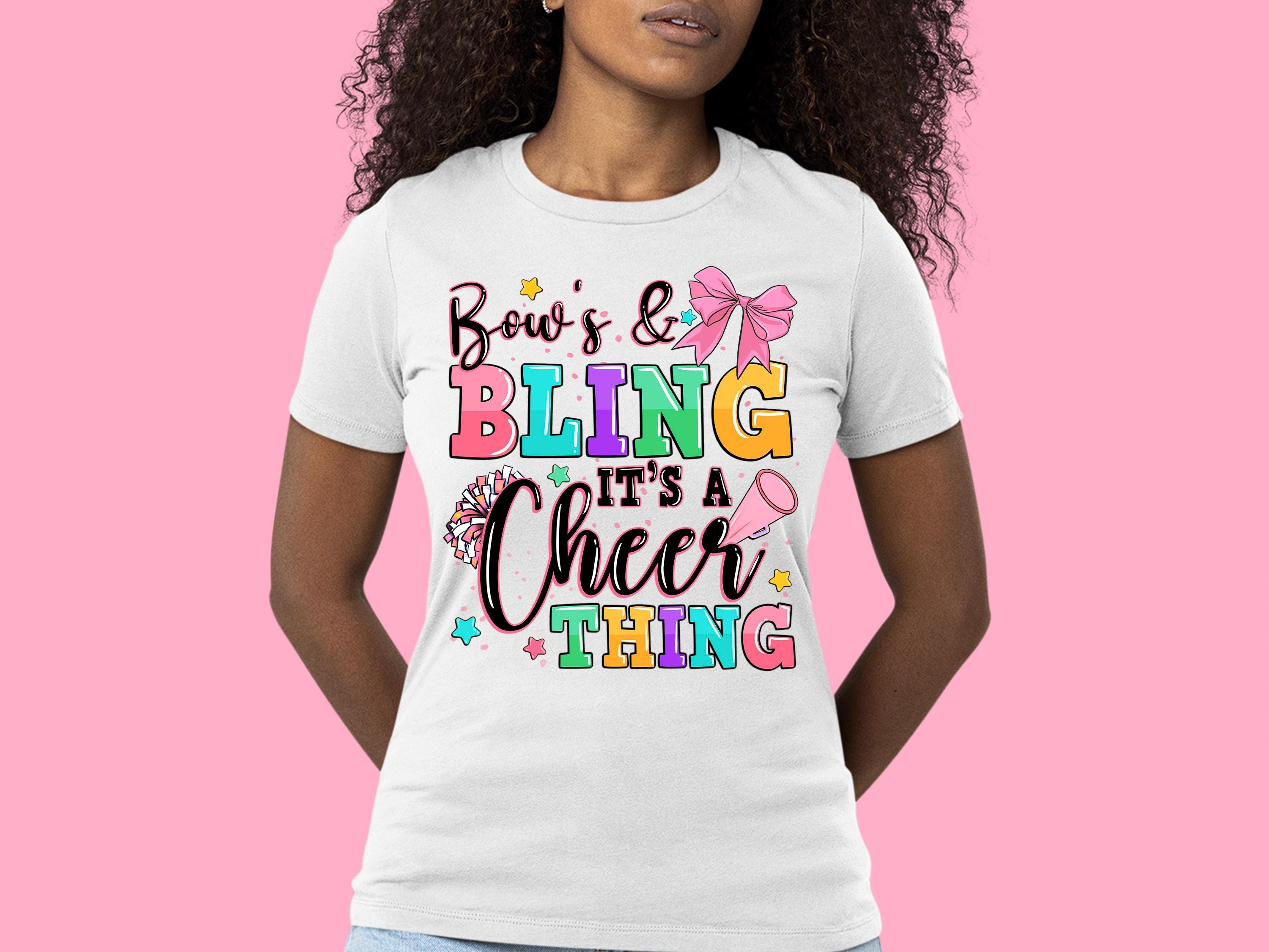 Bows and Bling It's a Cheer Thing Png Sublimation Design Download ...